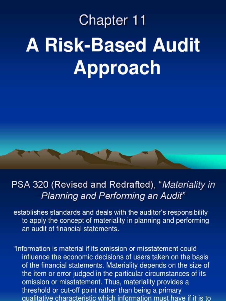 Risk-Based Audit Approach Overview | PDF | Audit | Risk