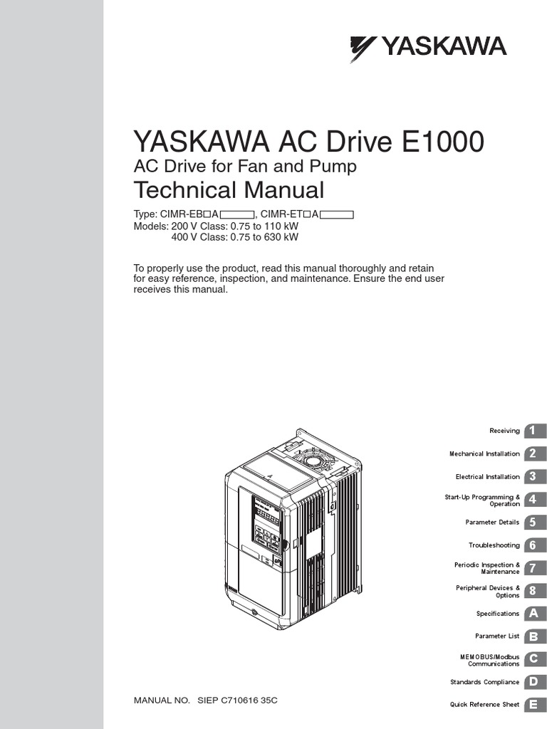 Bien-tan-yaskawa-E1000-series-manual 05122016092655 PDF | PDF ...