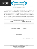 Modelo de ASO | PDF | Medicina Clínica | Especialidades médicas