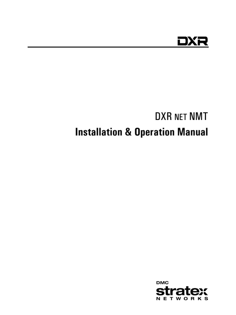 DXR Net NMT Ion-Nms 2-2.5 | PDF | Computer Network | Microsoft Windows