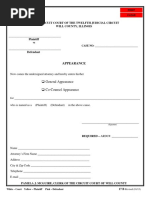 Format of Note of Appearance | PDF | Finance & Money Management | Law
