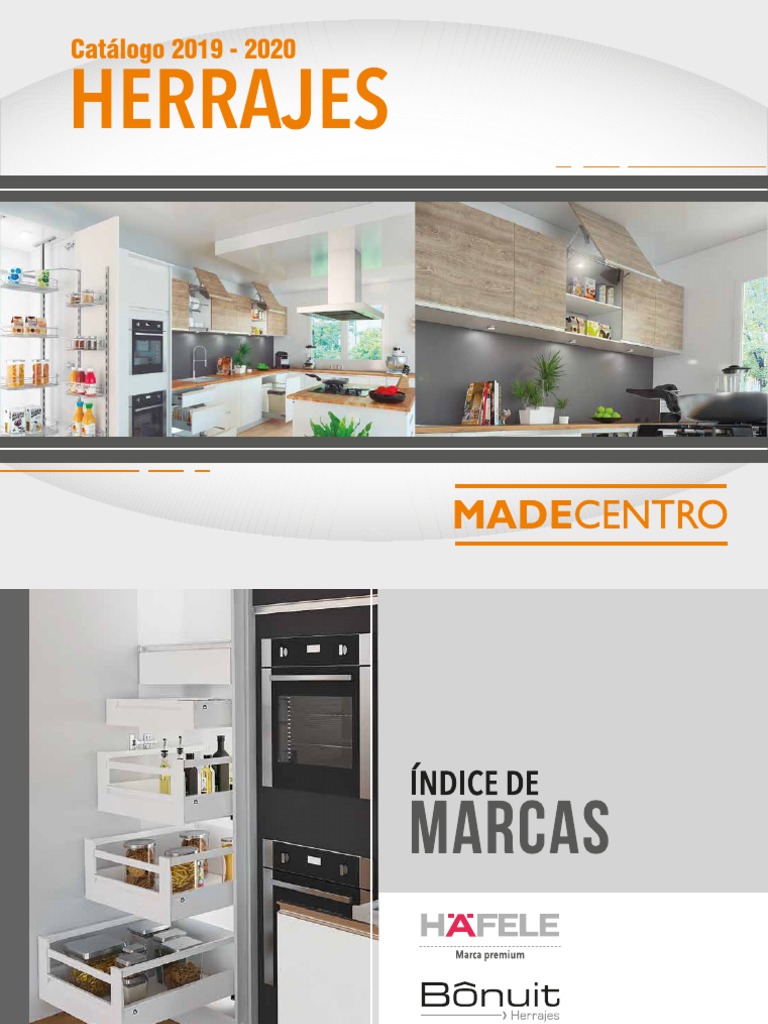 Catalogo Herrajes Madecentro-2019 PDF | PDF | Tornillo | Rieles