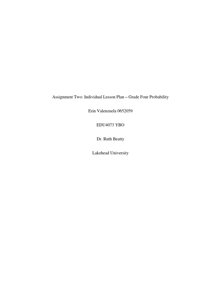 Valenzuela Erin Final Lesson Plan | PDF | Lesson Plan | Curriculum