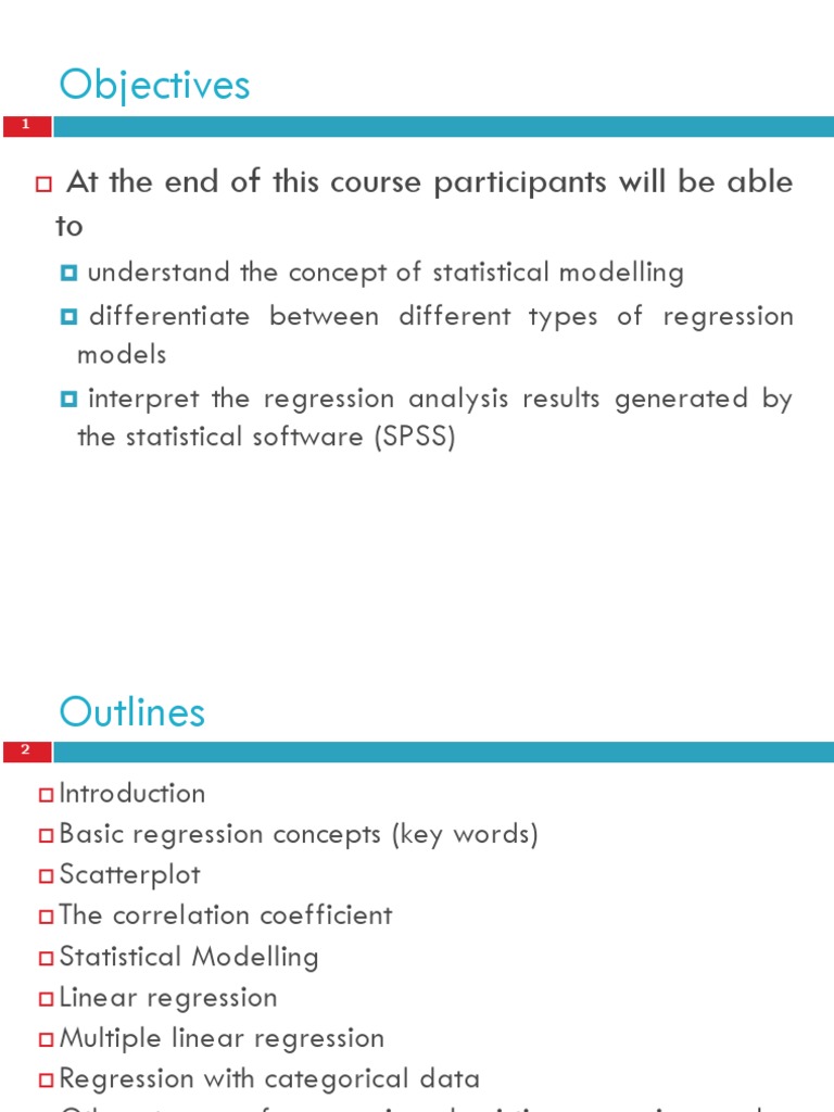 Statistical Modelling and Regression Analysis | PDF | Coefficient Of ...
