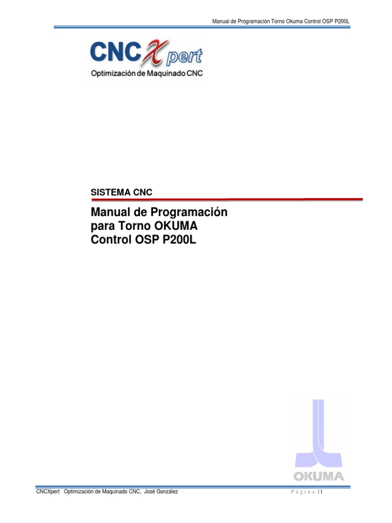 Manual de Programacion Paratorno Okuma | PDF | Control numerico ...