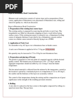Thin Bituminous Surfacing AND Open Graded Premix Carpet | PDF | Asphalt ...