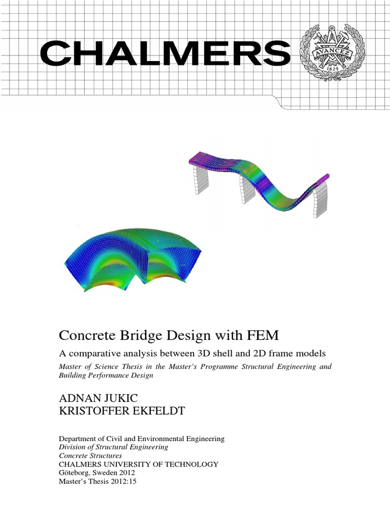 Fem Bridge PDF | PDF | Finite Element Method | Structural Analysis
