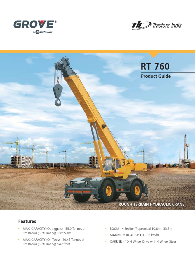 RT760 Brochure | PDF | Crane (Machine) | Vehicles
