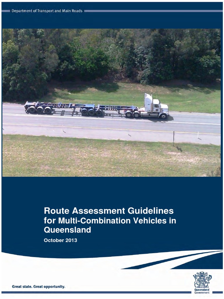 Route Assessment Guidelines For Multi Combination Vehicles in ...