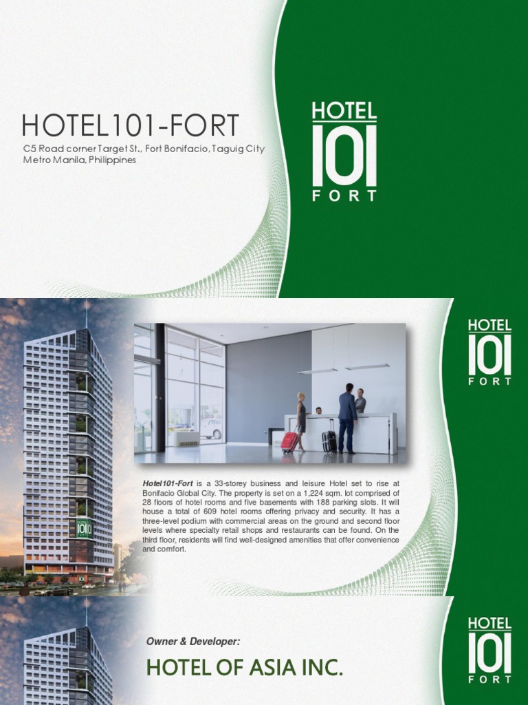 Hotel 101 FORT Presentation PDF | PDF | Hotel | Buildings And Structures