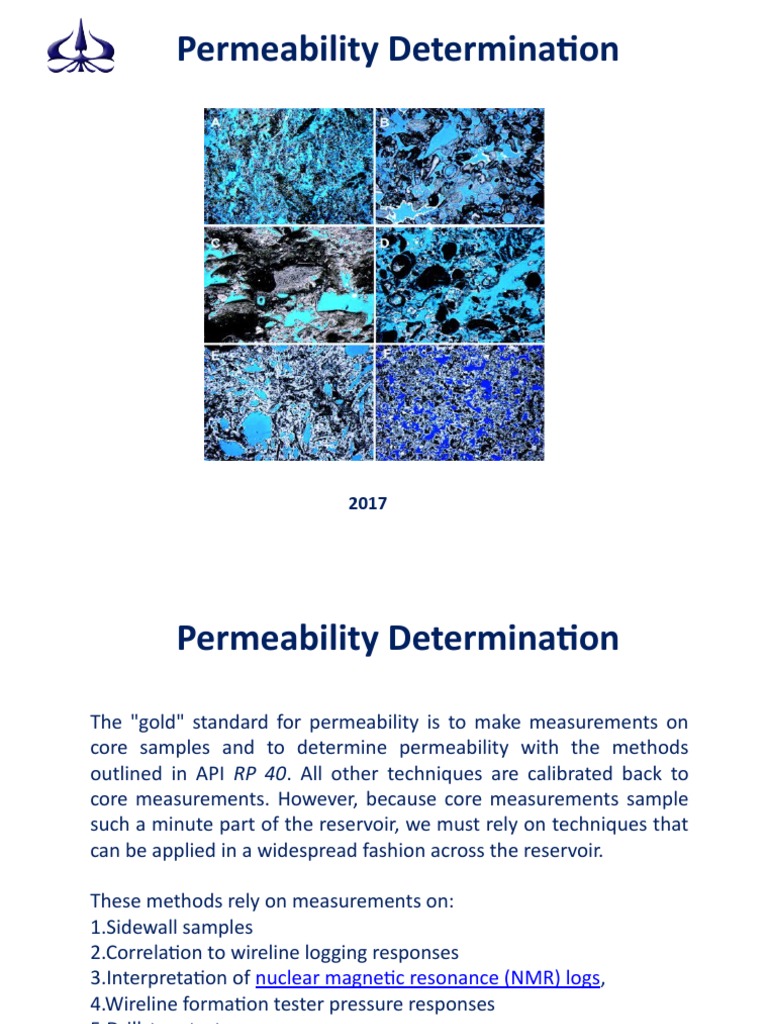 6.permeability Determination 1 | PDF | Porosity | Permeability (Earth ...
