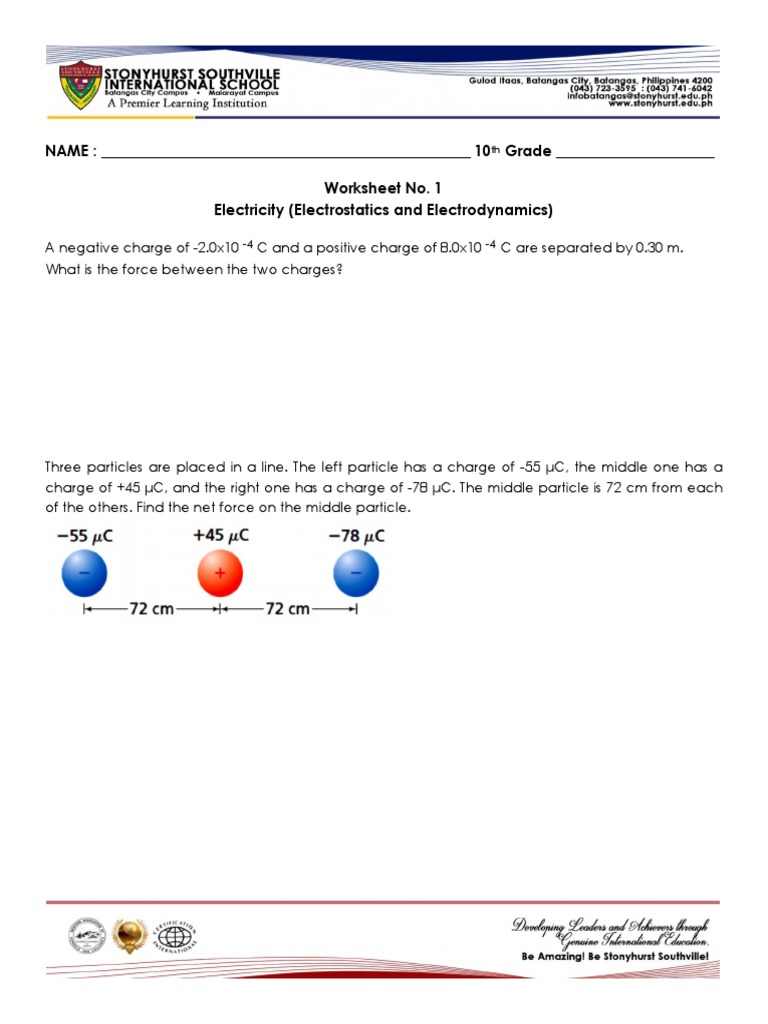 Worksheet No1 Pdf 
