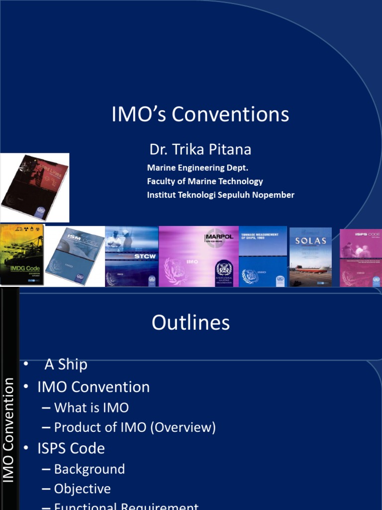 Overview of IMO Conventions and Codes | PDF | Ships | Water Transport
