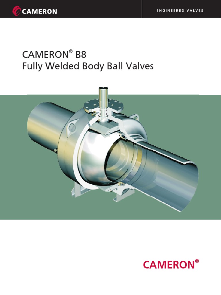 Showdocw Ball Valve B 8 Cameron | PDF | Valve | Actuator