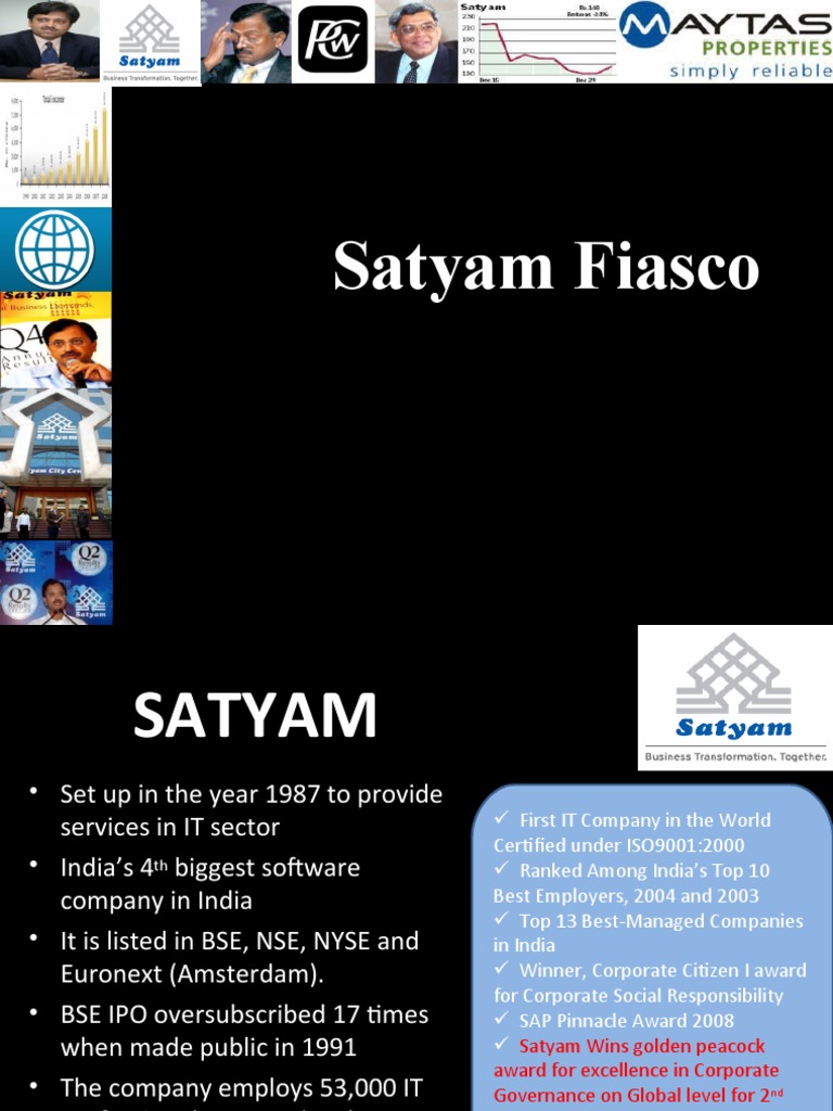 Satyam Scam | PDF | Pricewaterhouse Coopers | Business