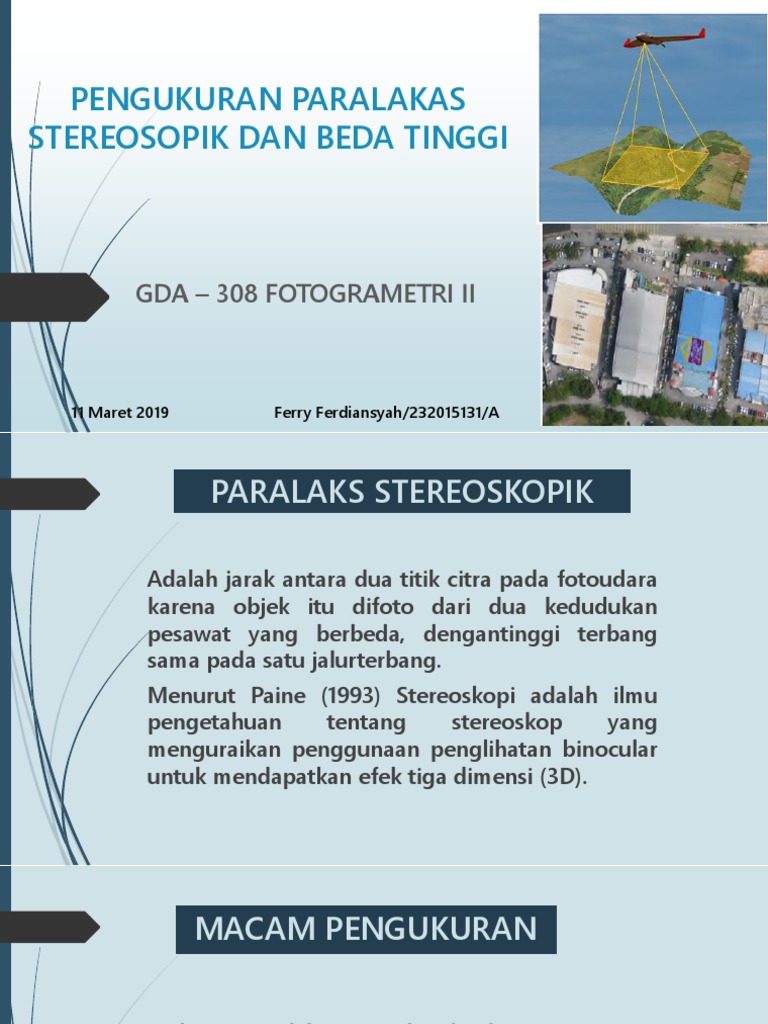 Pengukuran Paralaks Stereoskopik | PDF