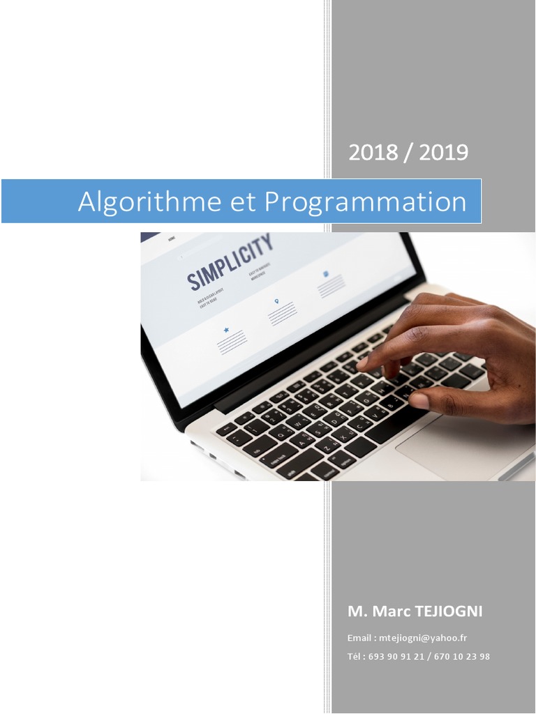 Introduction à l'Algorithmique | PDF | Variable (informatique) | Programmation informatique