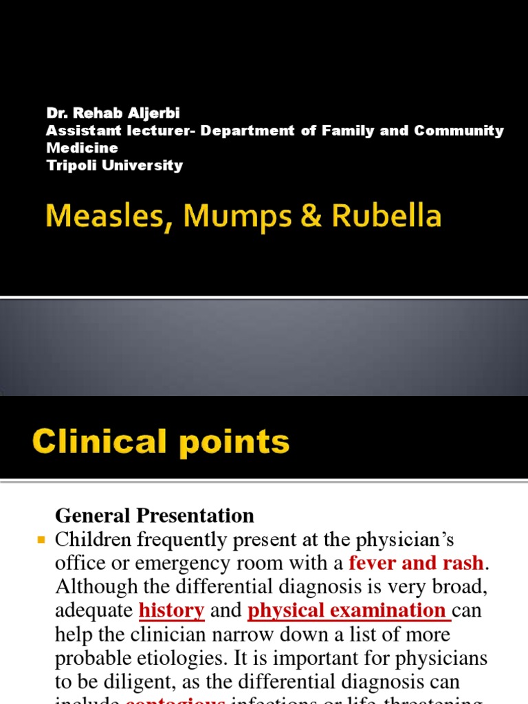 Fever and Rash Differential Diagnosis | PDF | Measles | Infection