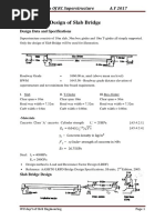 Slab Bridge Design Example April - 2020 | PDF | Young's Modulus | Concrete