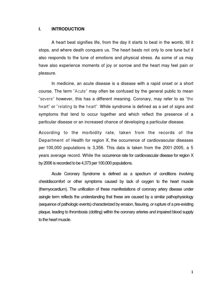 Acute Coronary Syndrome Overview | PDF | Heart Valve | Coronary Circulation