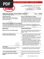 MEWP Emergency Lowering Procedures Guide | PDF