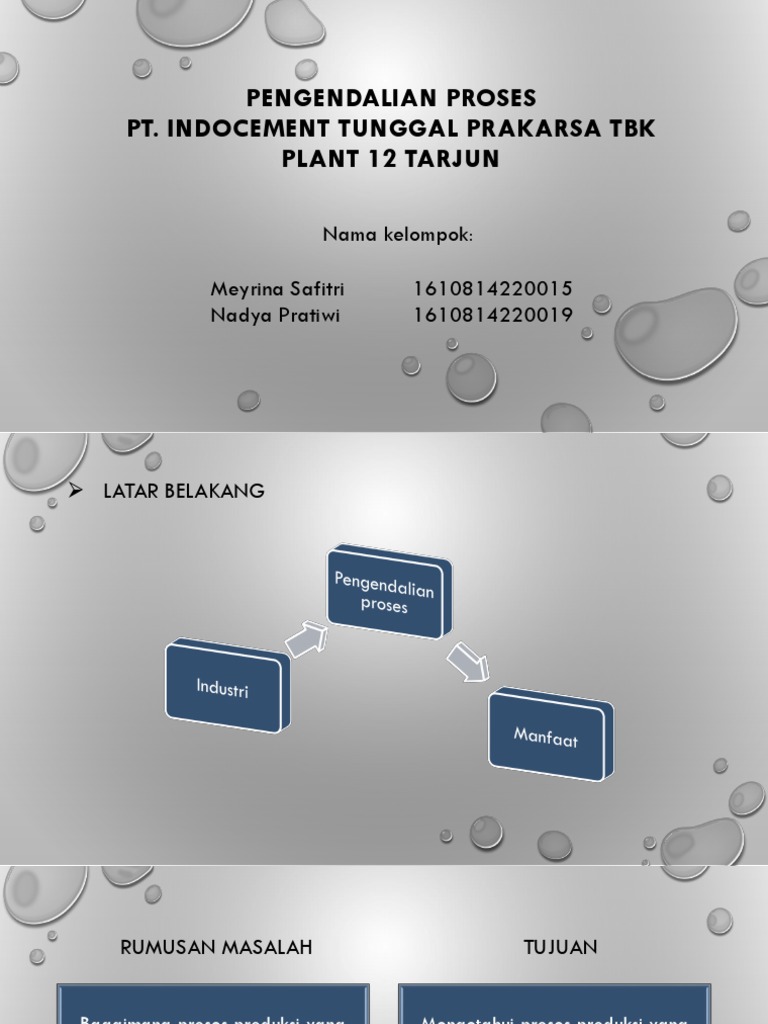 Tugas Dalpro PT Indocement Plant 12 Tarjun | PDF