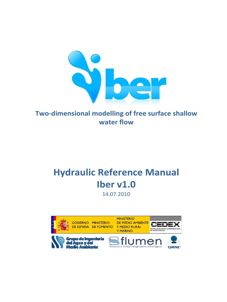 Hydraulic Reference Manual Iber | PDF | Turbulence | Fluid Dynamics