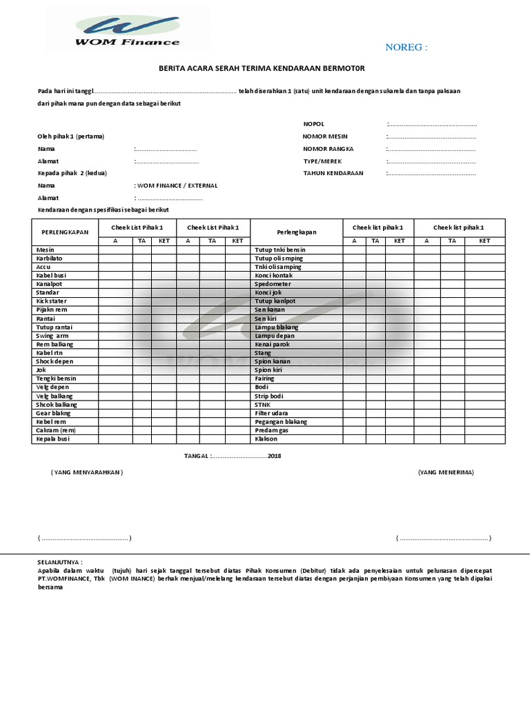 BSTK Model Baru | PDF