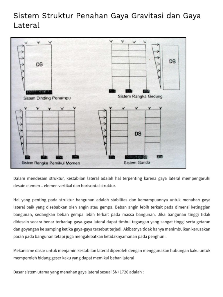 Sistem Penahan Gaya Lateral | PDF