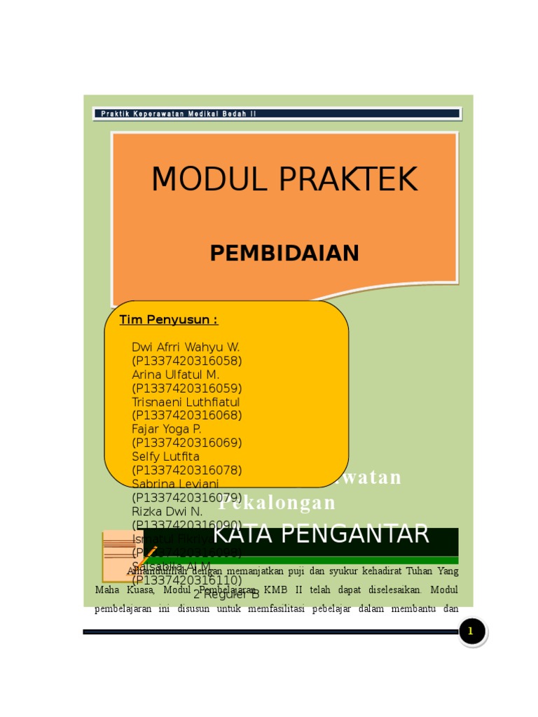 Modul Lab Bidai FIXX | PDF