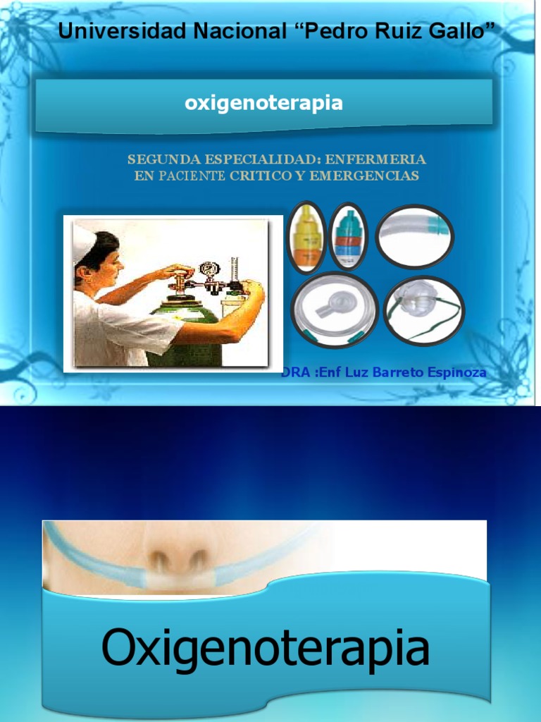 0xigenoterapia Angel | PDF | Oxígeno | Sistema respiratorio