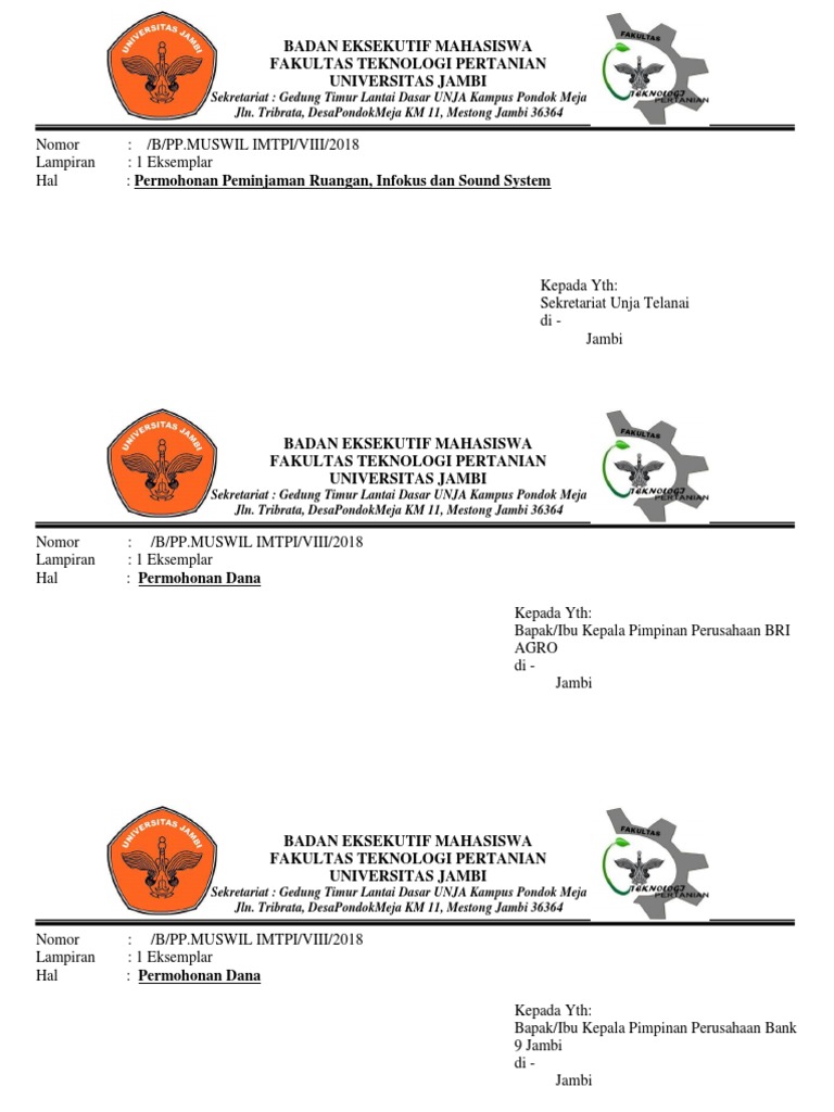 Kop Amplop Surat | PDF