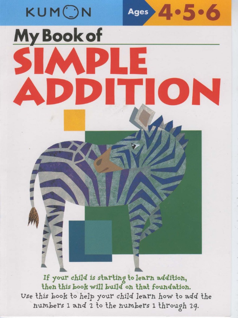 My Book of Simple Addition Book 4-5-6 Age | PDF