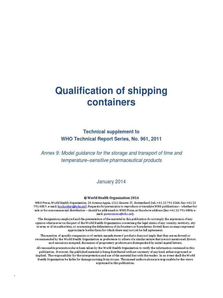 TS Container Qual Final Sign Off A | PDF | Packaging And Labeling ...
