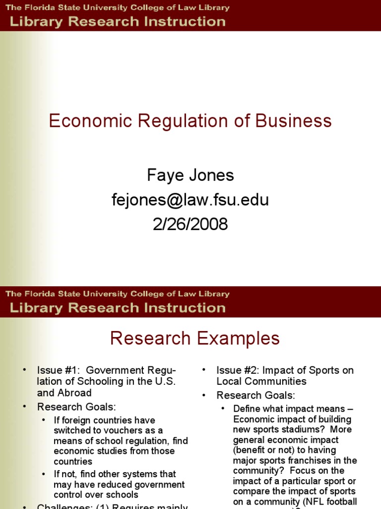 Economic Regulation Business | PDF | News | Libraries