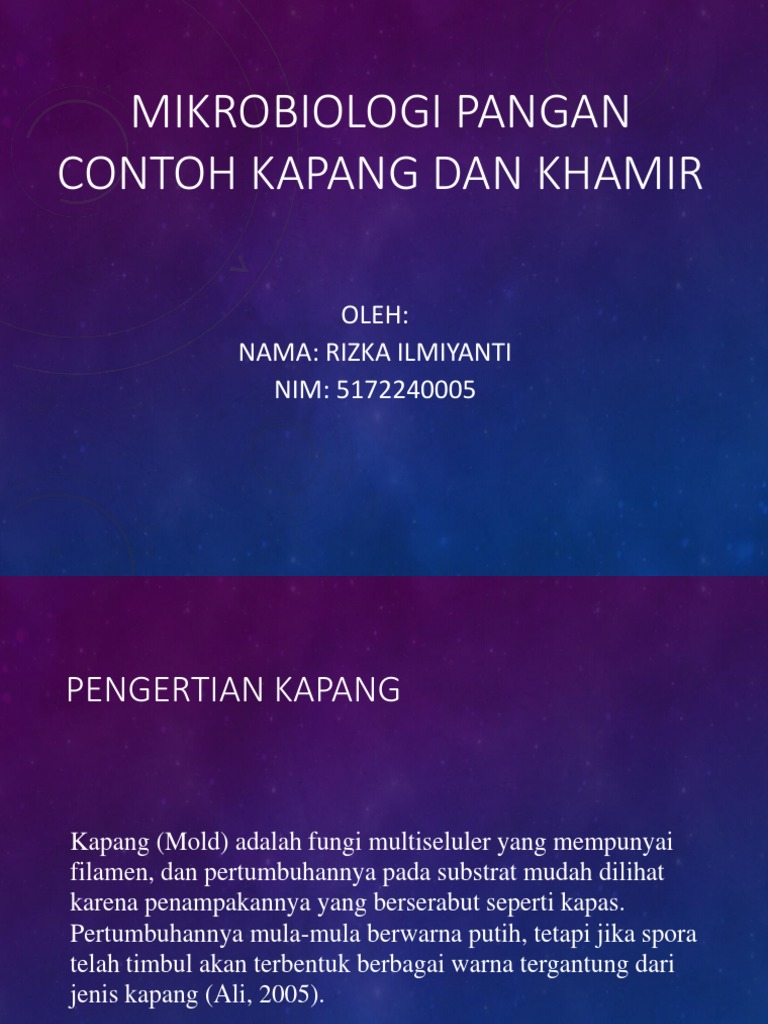 Mikrobiologi Pangan Kapang Dan Khamir Pa | PDF