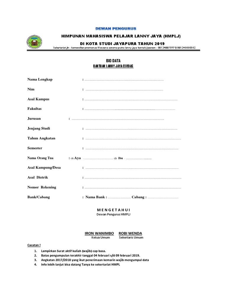 Formulir | PDF
