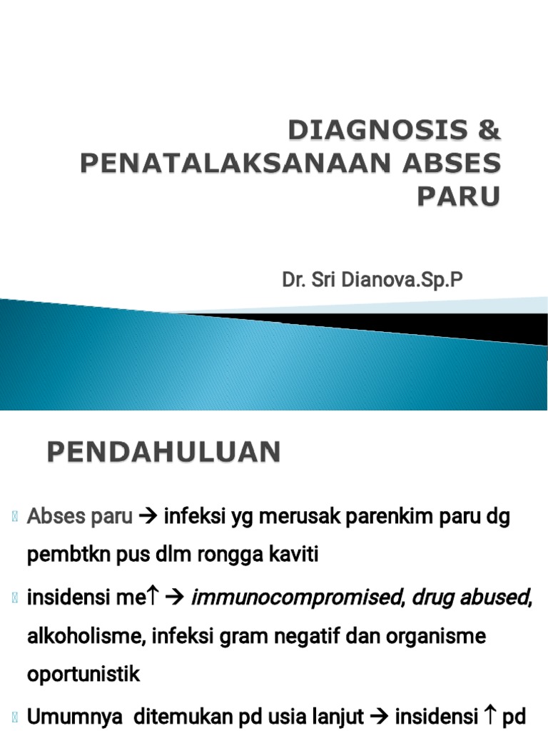 Abses Paru Opa | PDF