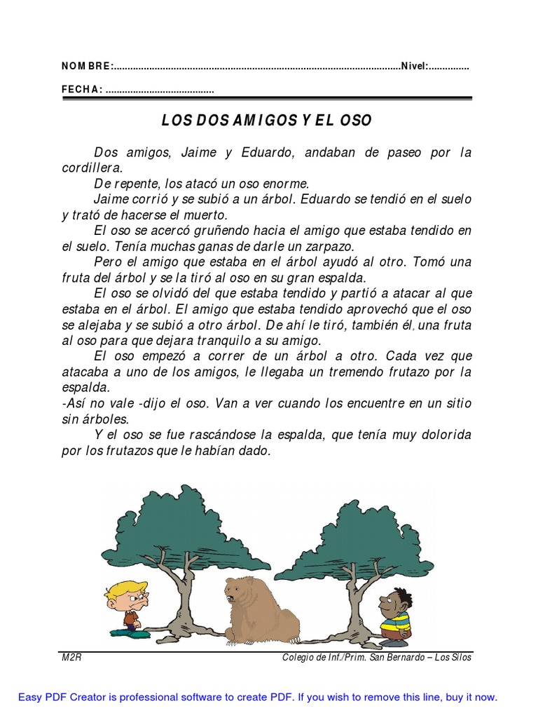 Actividades de Comprensión Lectora 10 | PDF | Ocio