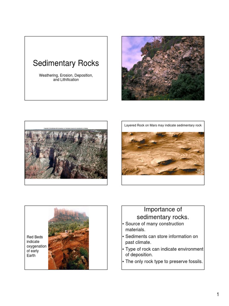 Sedimentary Rock | PDF | Sedimentary Rock | Clastic Rock