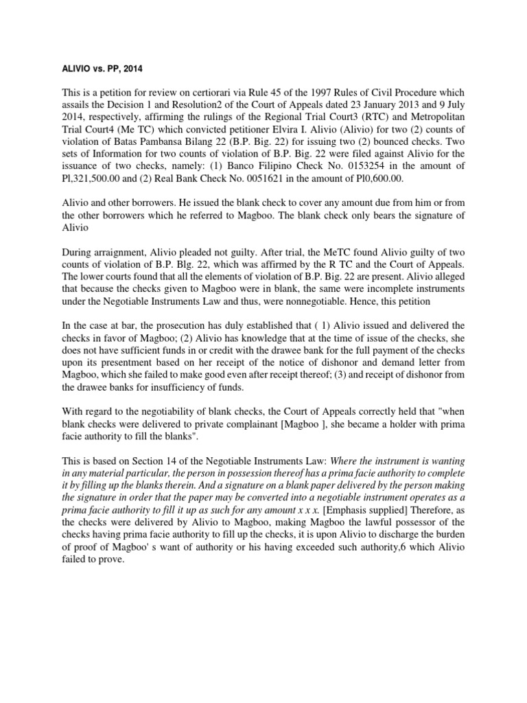 Nego 1 | PDF | Negotiable Instrument | Cheque