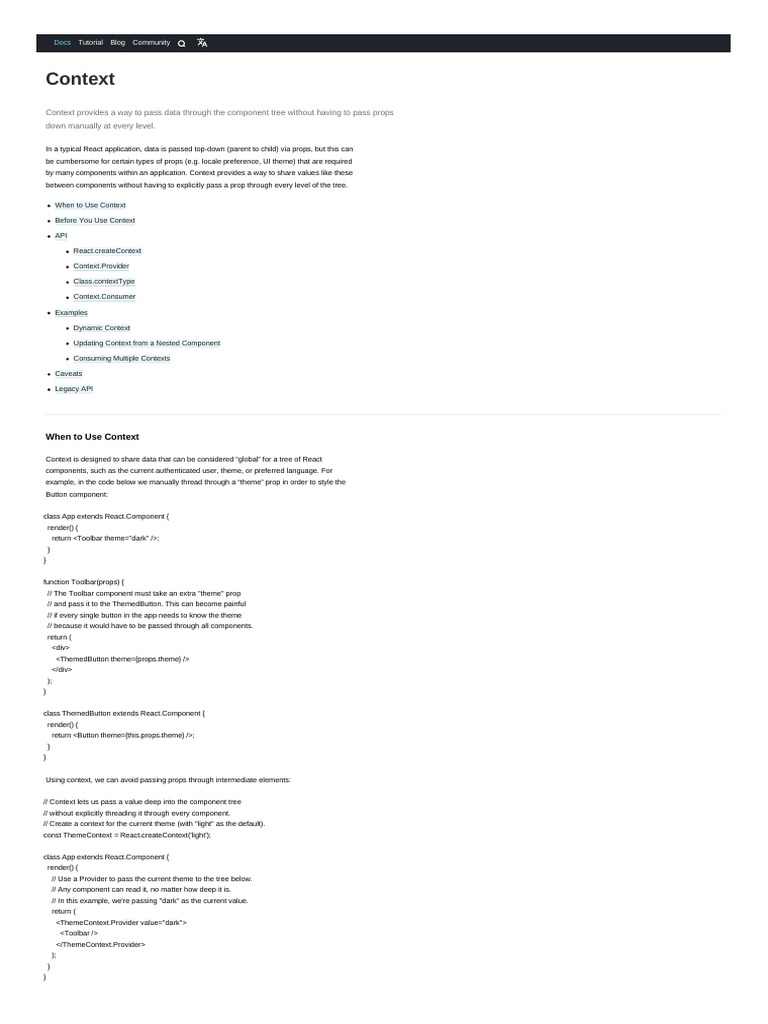 React Webpages | PDF | Subroutine | Application Programming Interface