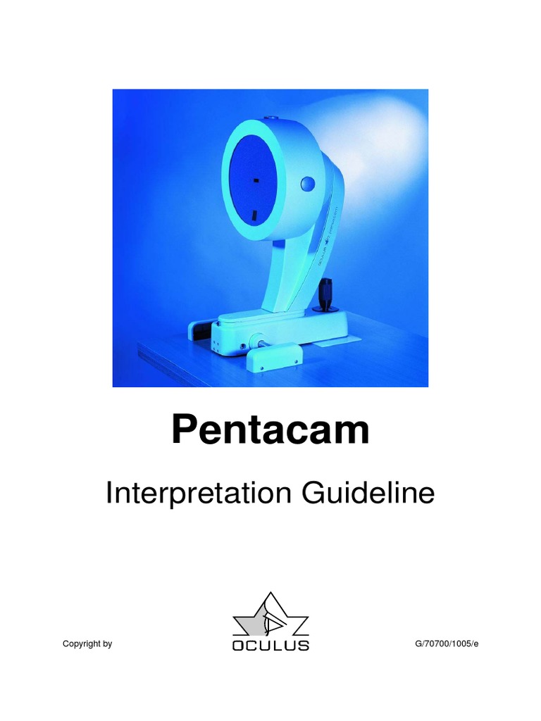 Pentacam Guideline | PDF | Cornea | Optics