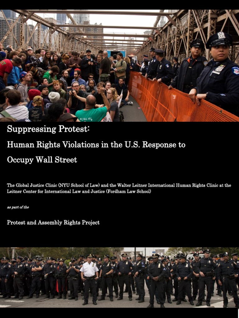 Suppressing Protest:: Human Rights Violations in The U.S. Response To ...