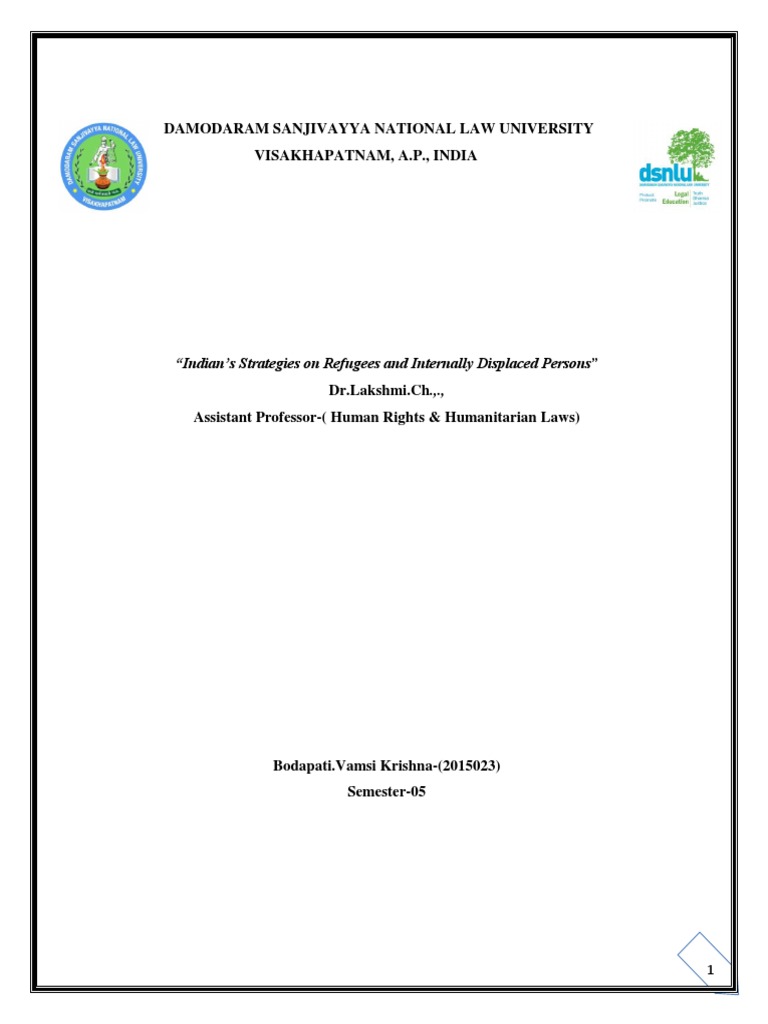 Refugee Project | PDF | Refugee | Treaty