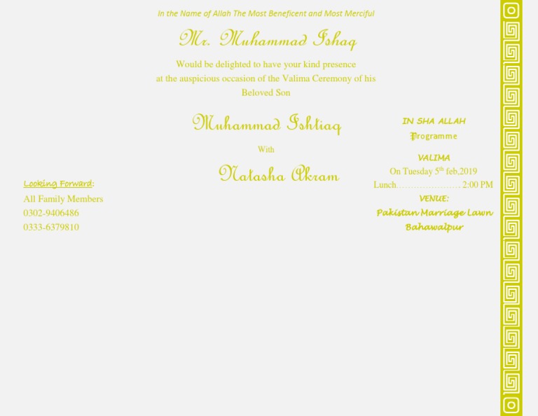 Mr. Muhammad Ishaq: Muhammad Ishtiaq Natasha Akram | PDF