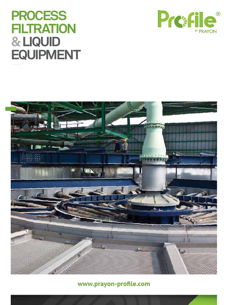 Prayon Process Filtration Equipment Overview | PDF | Filtration | Vacuum
