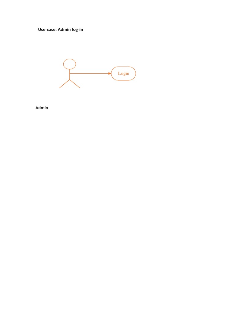 Use-Case: Admin Log-In | PDF | Use Case | Login