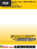 Liebherr LTM 1100/2 Load Chart Guide | PDF | Crane (Machine) | Equipment