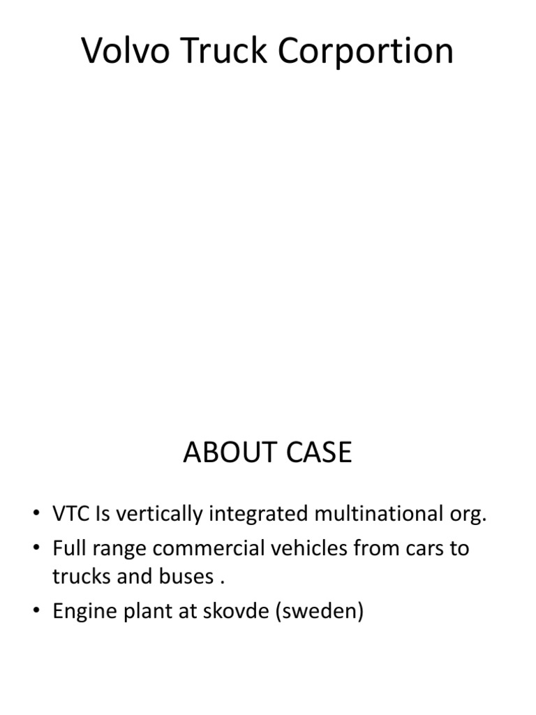 Volvo | PDF | Foundry | Automation